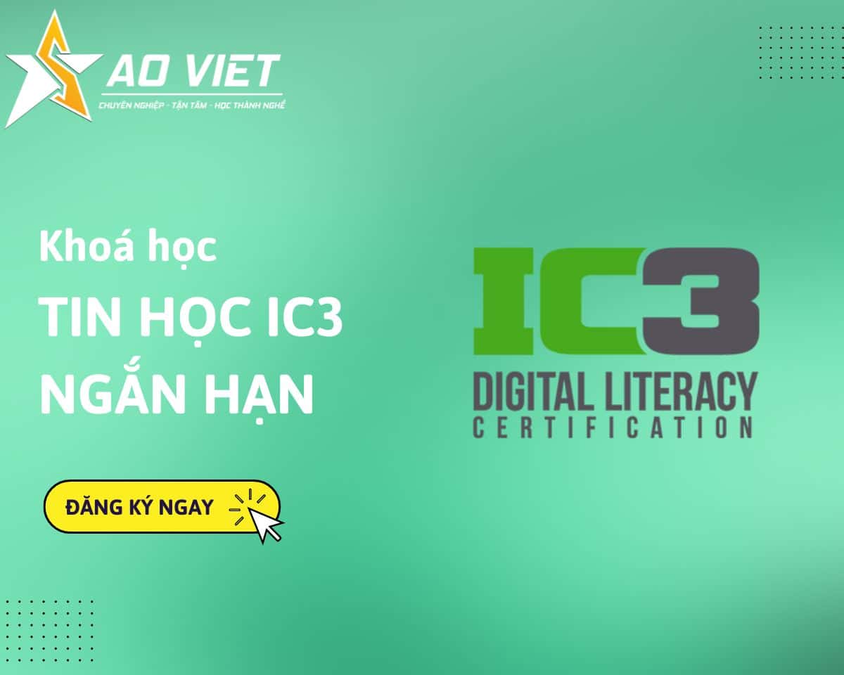 Giáo Trình Tin Học Quốc Tế IC3 - Trung Tâm Tin học Sao Việt